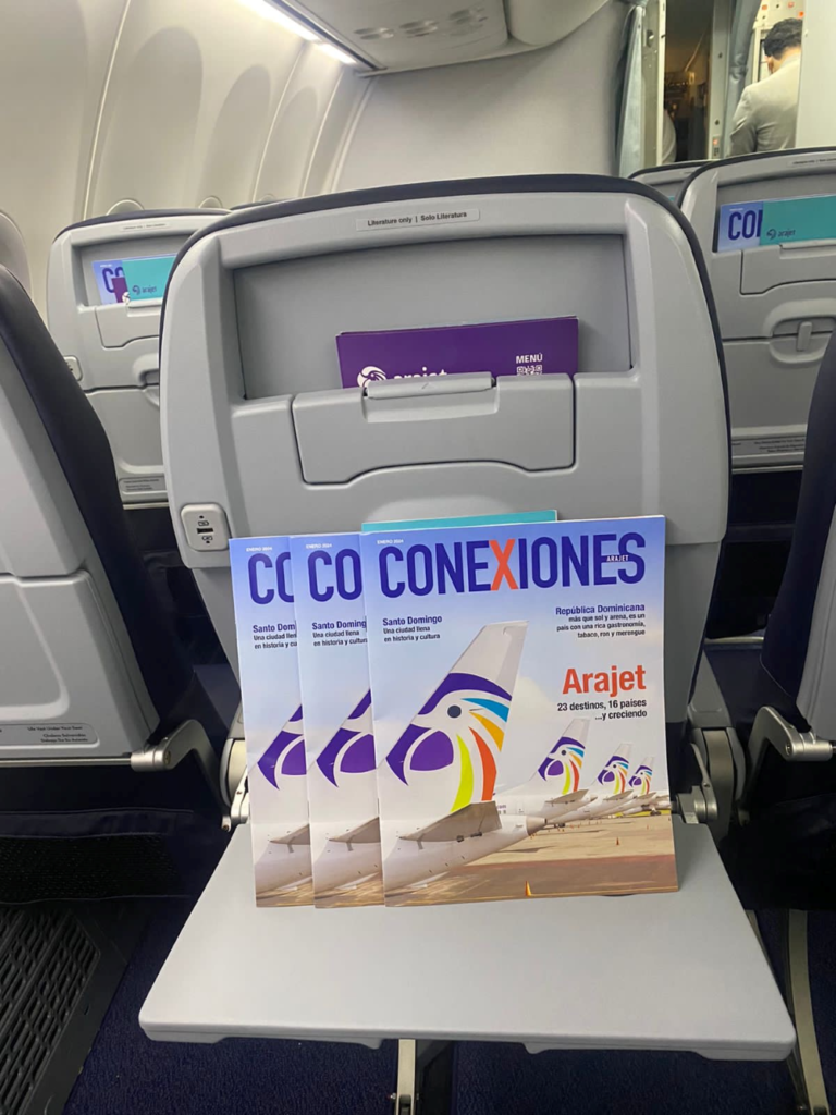 “Conexiones Arajet”, la nueva revista especializada que ARAJET presenta a todos sus pasajeros ...